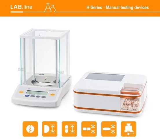 Kraemer Elektronik - LAB.line H-Series - Manual Tablet Hardness Tester ...