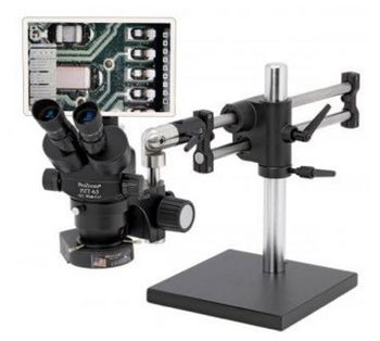 OC White - ProZoom 6.5 Trinoc Microscope – with Heads Up Display & Ring ...