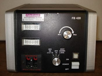 Fisher Biotech - Electrophoresis FB420 Community, Manuals and ...